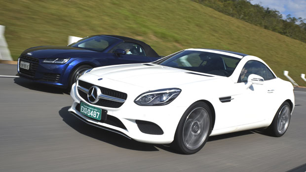 Mercedes SLC 300 e Audi TT: tradição ou modernidade? - Revista Carro