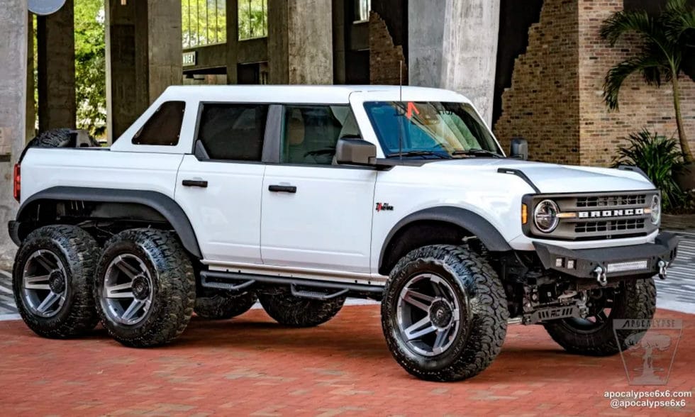 Ford Bronco ganha 6 rodas em versão modificada - Revista Carro